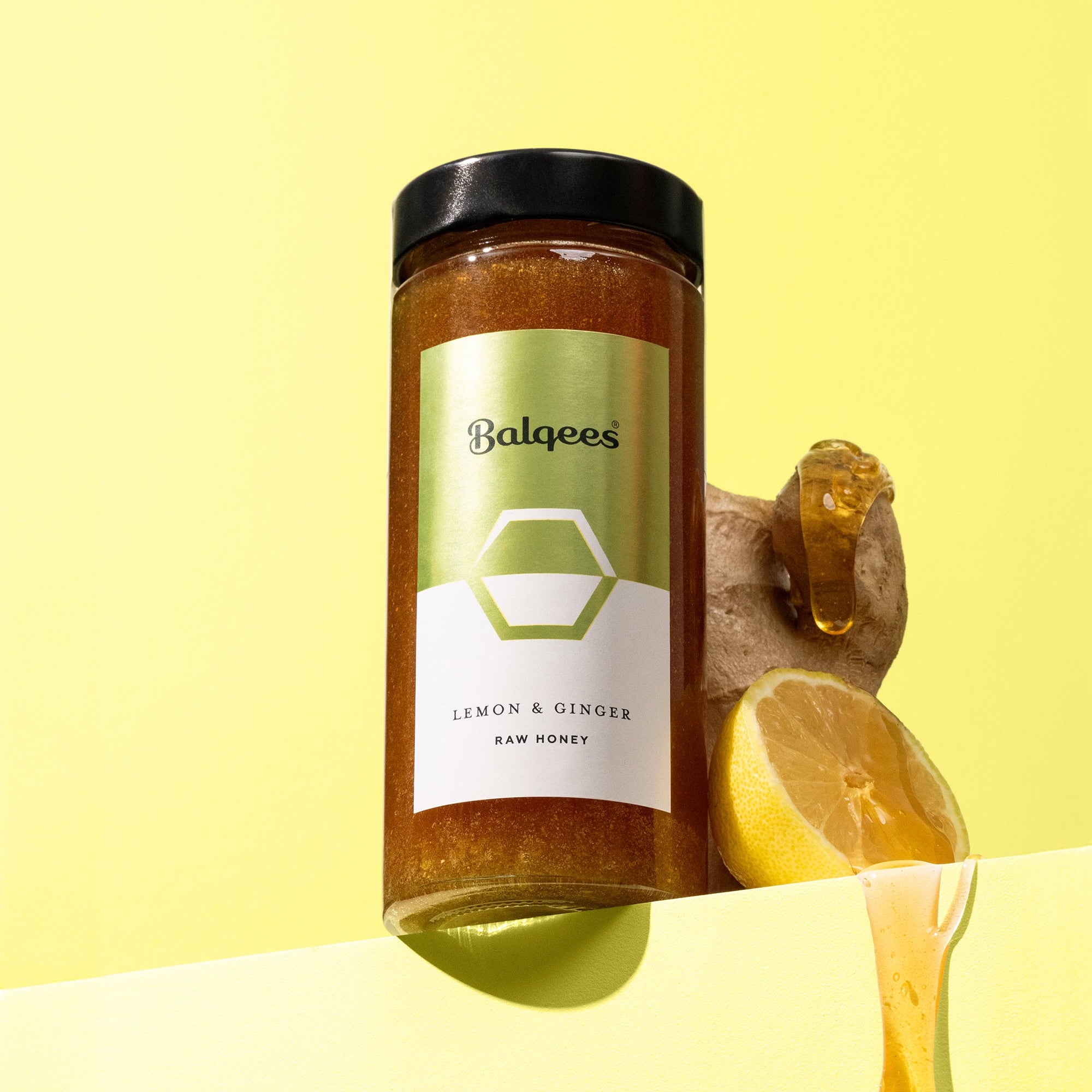 Raw Honey, Lemon Zest & Ginger Fusion | Balqees – Balqees.co.uk